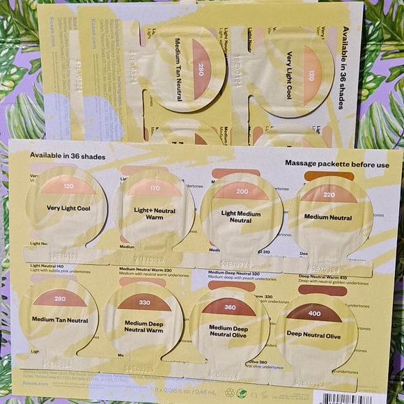 Kosas | Makeup | 3x Kosas Revealer Skinimproving Foundation Spf 25 ...